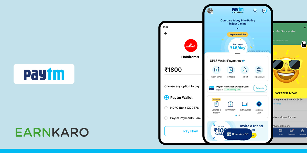 Paytm Affiliate Program With ₹300 Commission | December 2025