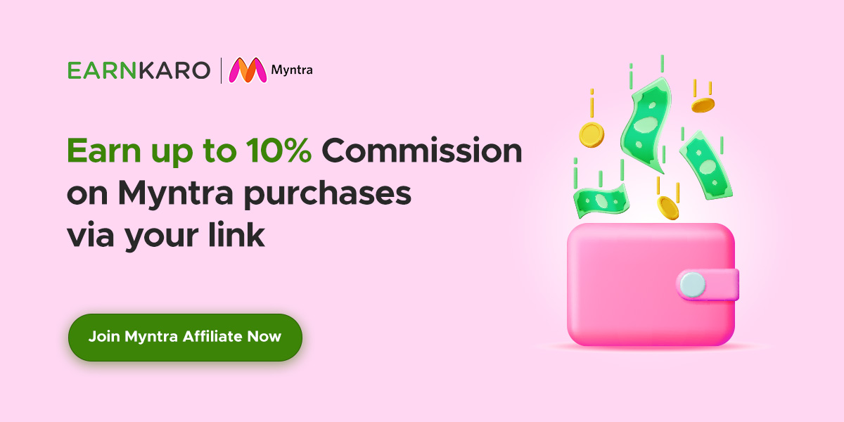 Myntra Affiliate Program With 10% Commission | January 2026