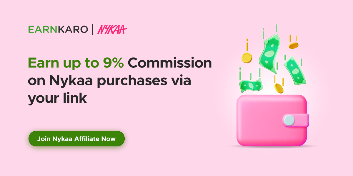 Nykaa Affiliate Program With 9% Commission | June 2026
